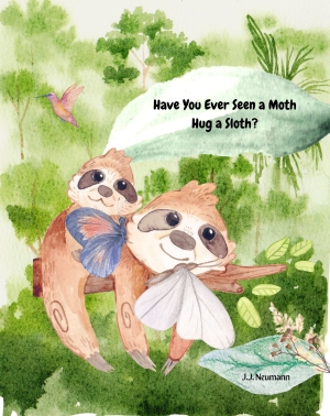 cute sloth hug